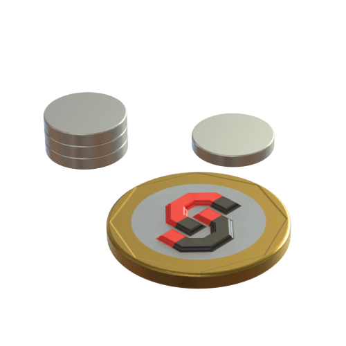 N52 Neodymium magnet disc : 12mm OD x 2mm T - Supreme Magnets