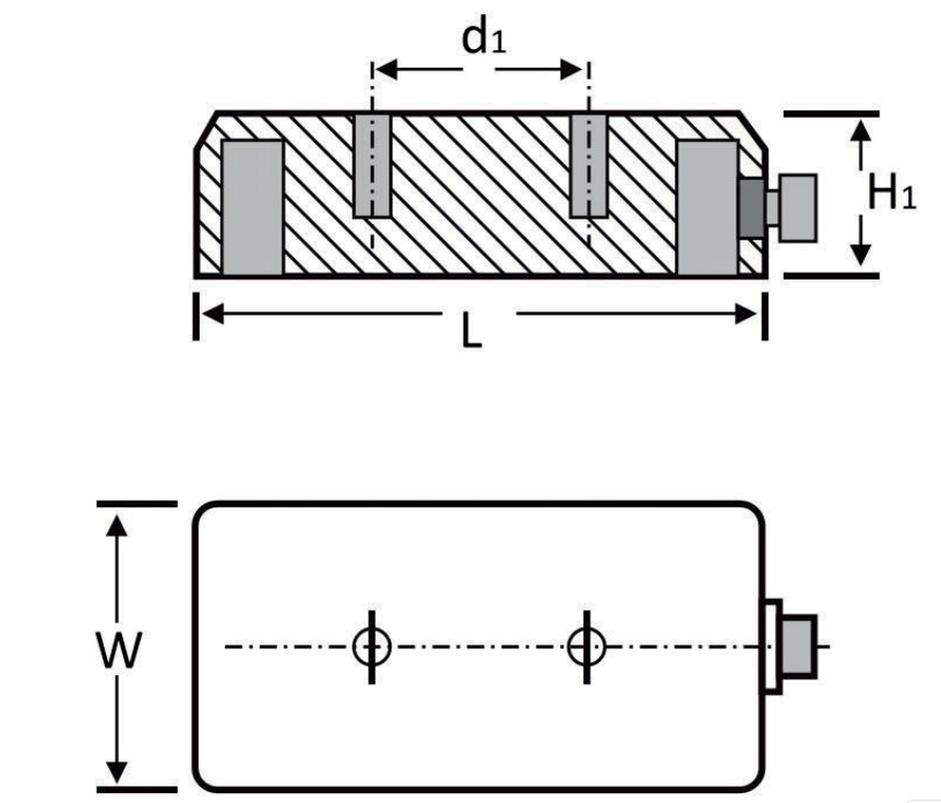 Rectangular Electro Pot Flexilift Magnet - Supreme Magnets